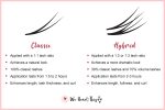 Classic Lashes VS. Hybrid Lashes: Compare the Differences