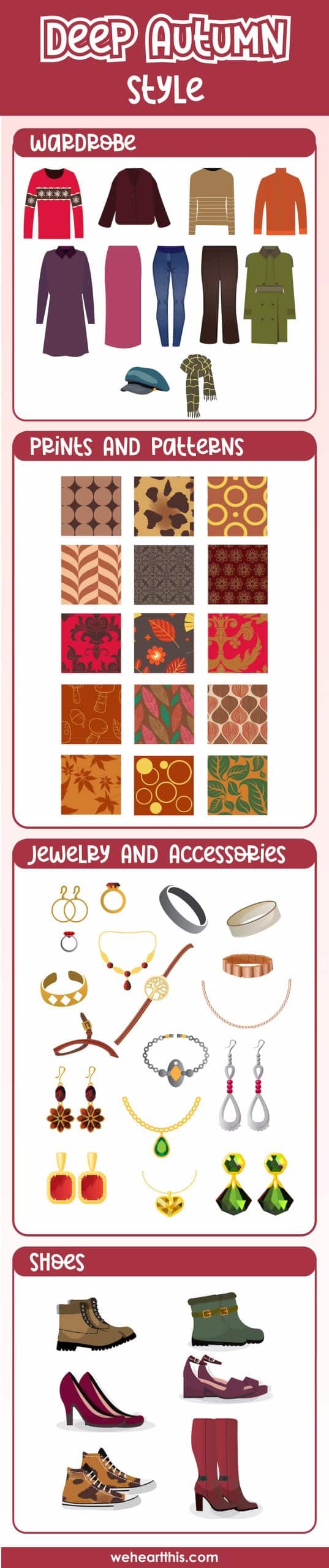 Deep (Dark) Autumn Color Palette: Makeup, Fashion, & Hair Guide