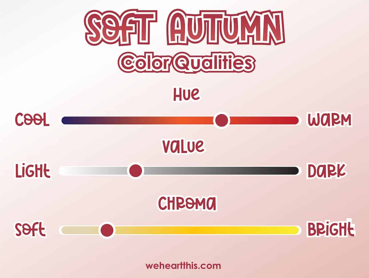 Soft (Muted) Autumn Color Palette: Makeup, Fashion, & Hair Guide