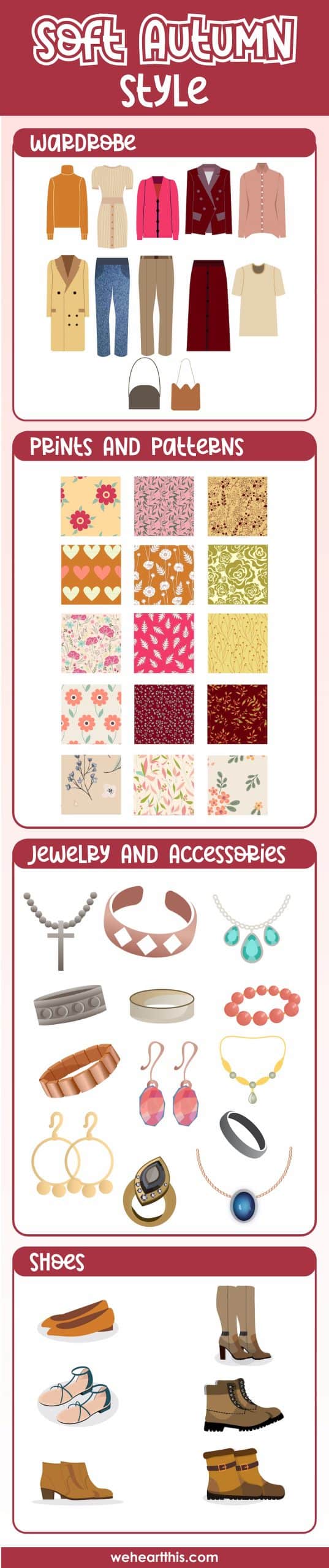 Soft (Muted) Autumn Color Palette: Makeup, Fashion, & Hair Guide