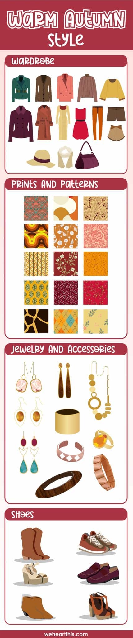 Warm (True) Autumn Color Palette: Makeup, Hair, & Fashion Guide