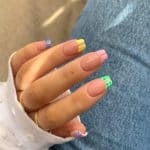 50 Colored French Tip Nails for Cute, Classy Looks