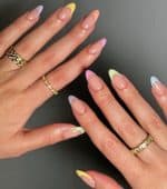 50 Colored French Tip Nails for Cute, Classy Looks