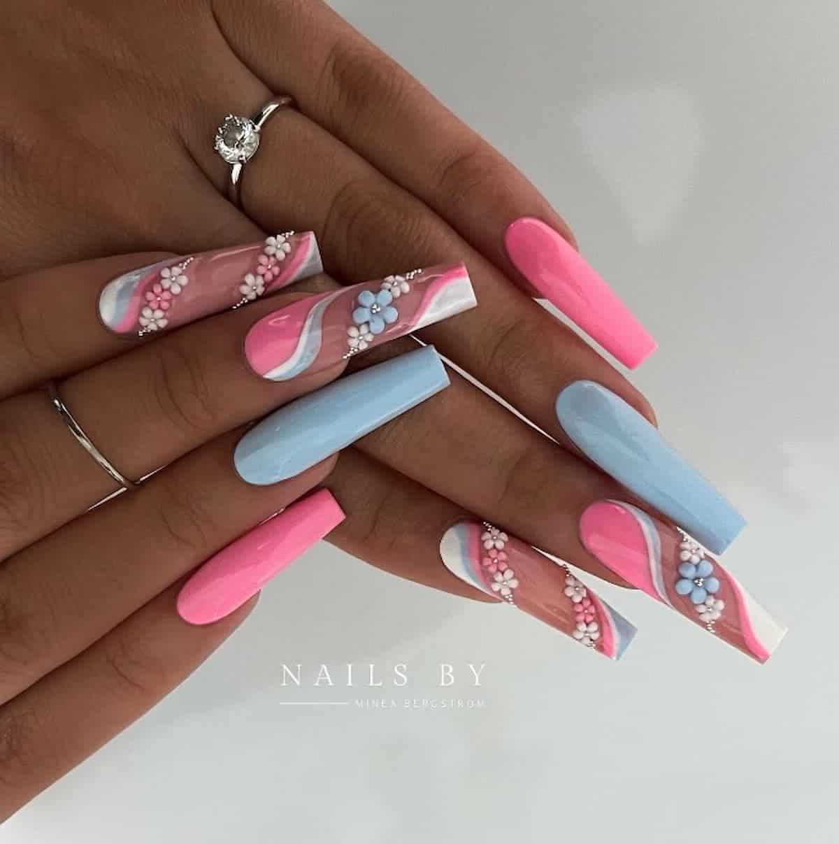 50+ Pink Spring Nails To Complete Your Springtime Look