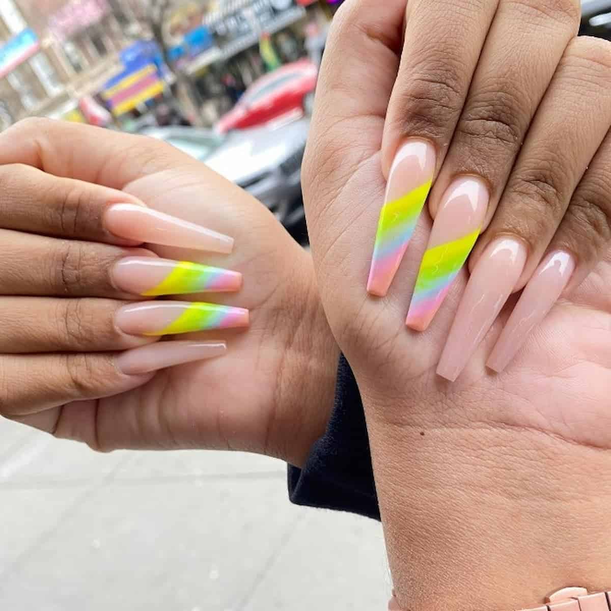 45 Vibrant Spring Acrylic Nails To Elevate Your Spring Style!