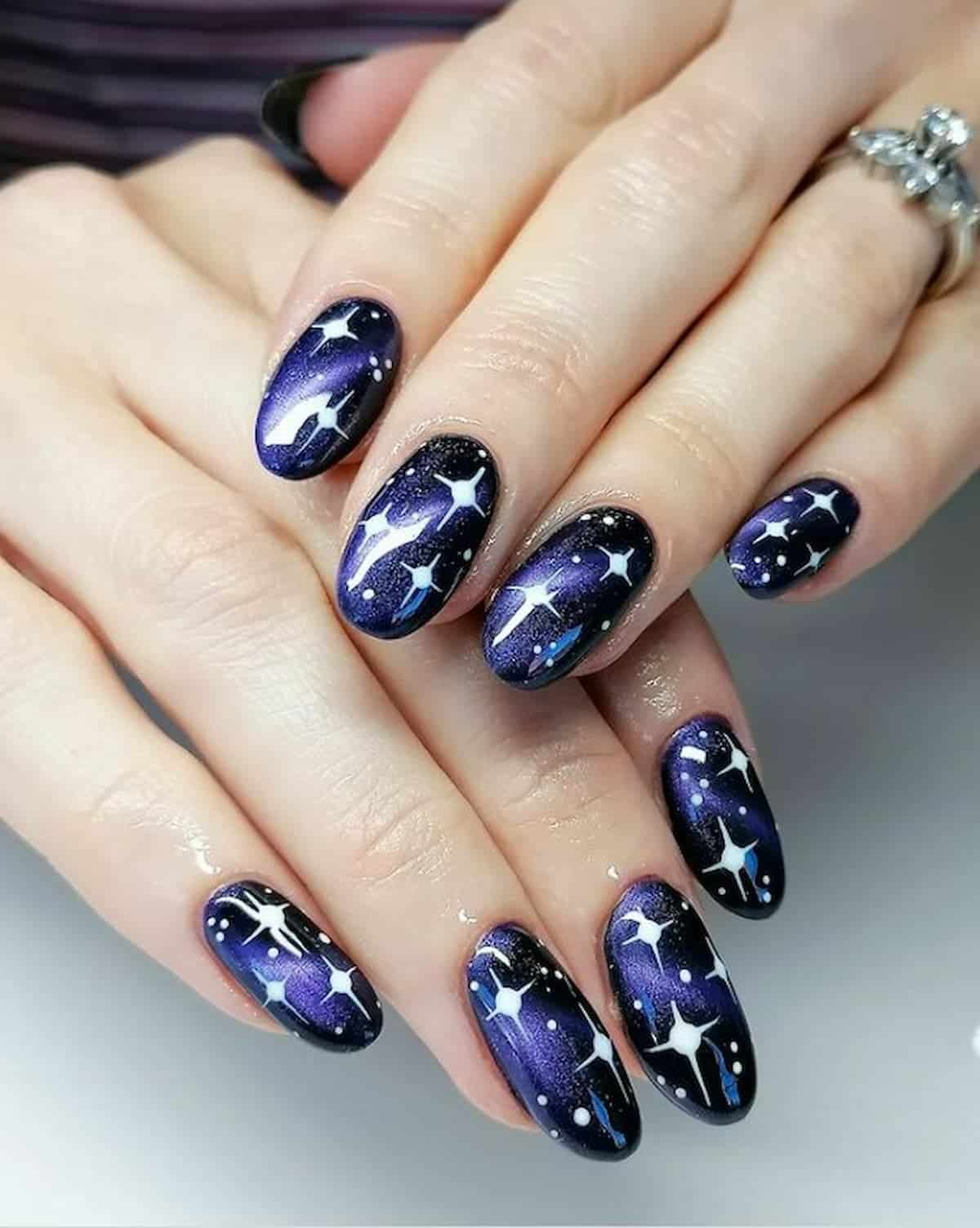 55 Magical Star Nail Designs For 2024