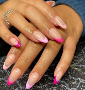 50+ Pink French Tip Nails To Elevate Your Nail Game