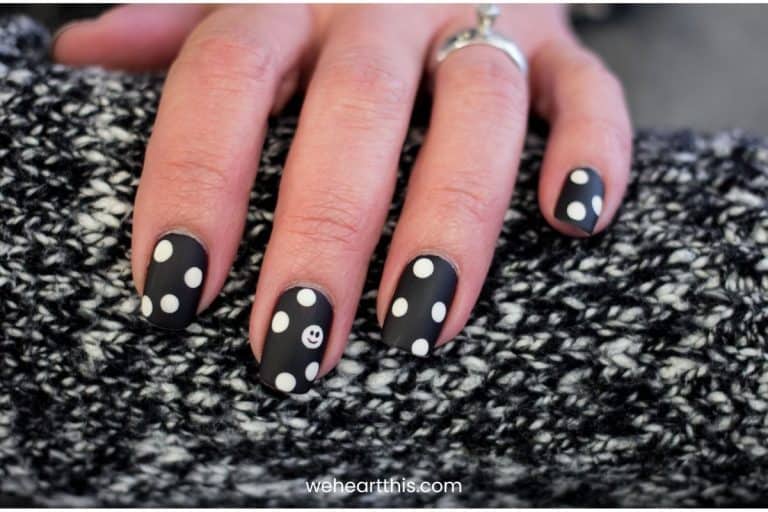 47 Smiley Face Nails For A Trendy Manicure