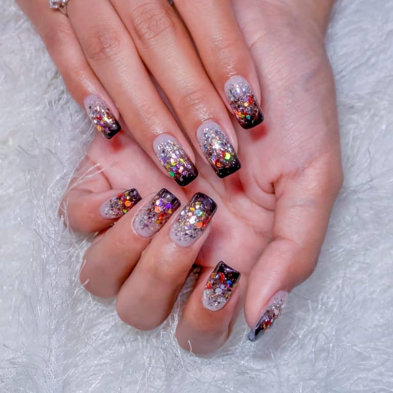 21 Black Ombré Nails for a Sleek and Sophisticated Look