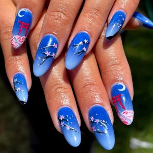 61 Trendy Blue Nail Designs for a Stunning and Versatile Look