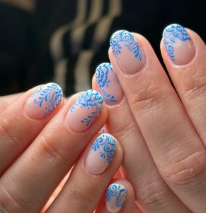 61 Blue Nail Designs & Nail Art To Try This Year