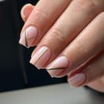 40+ Nail Designs With Lines for Creative Minimalists