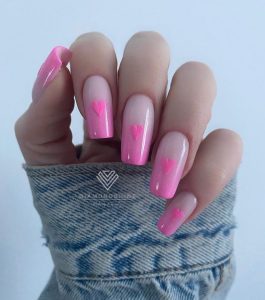 50 Pink Nails With Glitter For You Next Mani