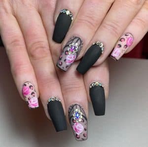 50 Rhinestone Nail Designs: Elegant & Gorgeous Nail Art Ideas