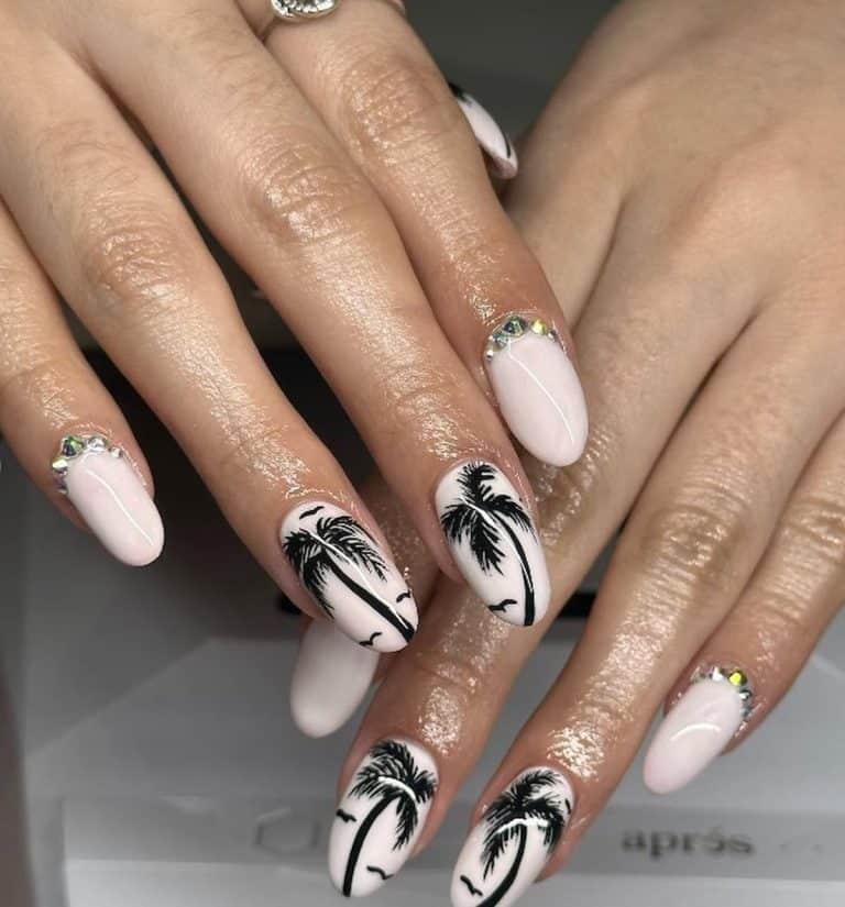 51 Palm Tree Nail Designs for the Adventurous Nail Enthusiast