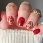 53 Red Christmas Nails To Complete Your Stunning Holiday Look