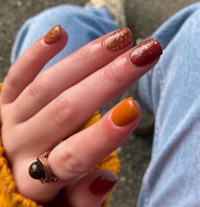 53 Gorgeous Short Fall Nail Designs To Try This Year