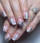 40 Timeless White and Silver Nails: Elegance Meets Modern Glam