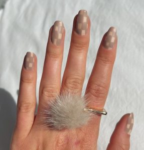 44 Checkered Nail Design Ideas for You To Hop on the Trend