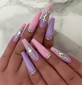 43 Head-Turning Diamond Nail Designs To Steal the Spotlight