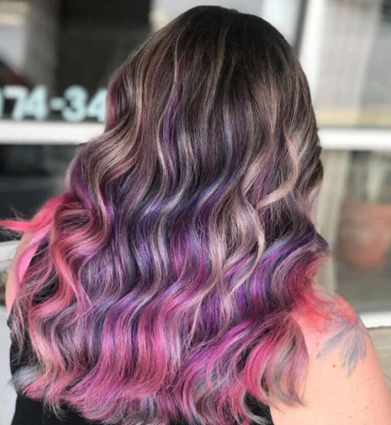 19 Pink and Purple Hair Ideas To Look Magical