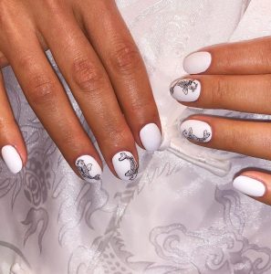 30 Short White Nail Designs We’re Loving Right Now!