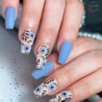 51 Beautiful Matte Blue Nails We’re Loving Right Now!