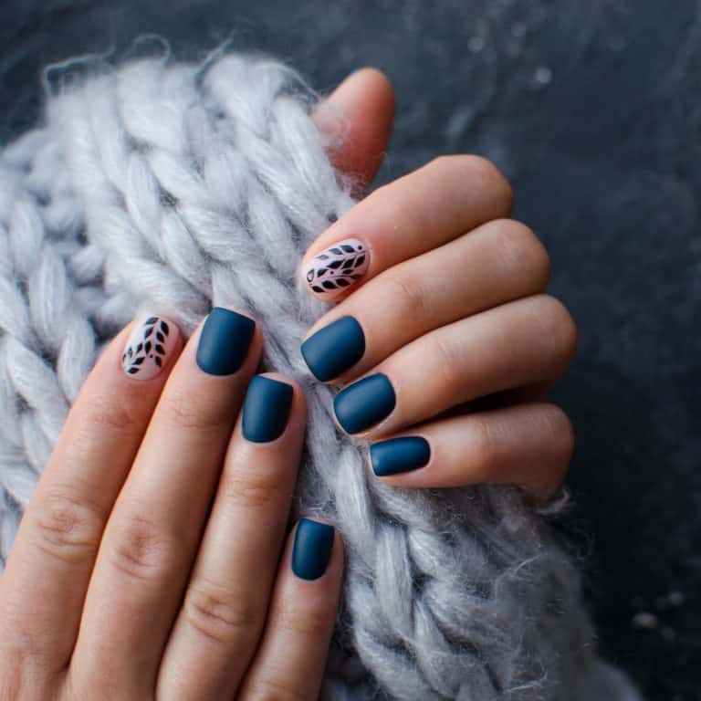 51 Beautiful Matte Blue Nails We’re Loving Right Now!
