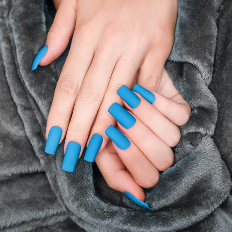 51 Beautiful Matte Blue Nails We’re Loving Right Now!