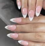50 Classy French Tip Almond Nails That Exude Timeless Elegance