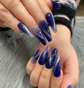 45 Mesmerizing Cat-Eye Nail Designs for a Purr-fect Mani