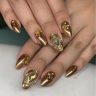57 Gold Nail Designs for a Mani Fit for Royalty
