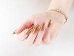 57 Gold Nail Designs for a Mani Fit for Royalty
