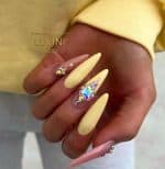 63 Yellow Nail Designs To Brighten Up Your Manicure