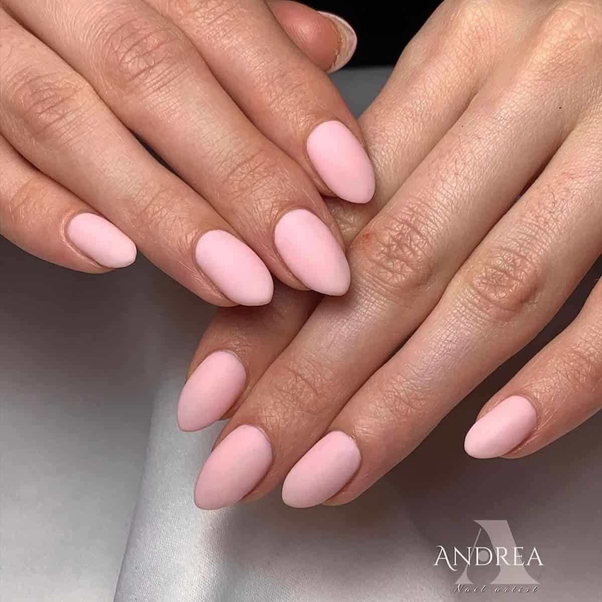 35 Matte Pink Nails for a Delicate yet Captivating Look