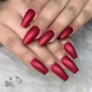 51 Matte Red Nails That Make a Powerful Statement