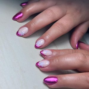 30 Pink Chrome Nails for a Trendy and Glamorous Manicure