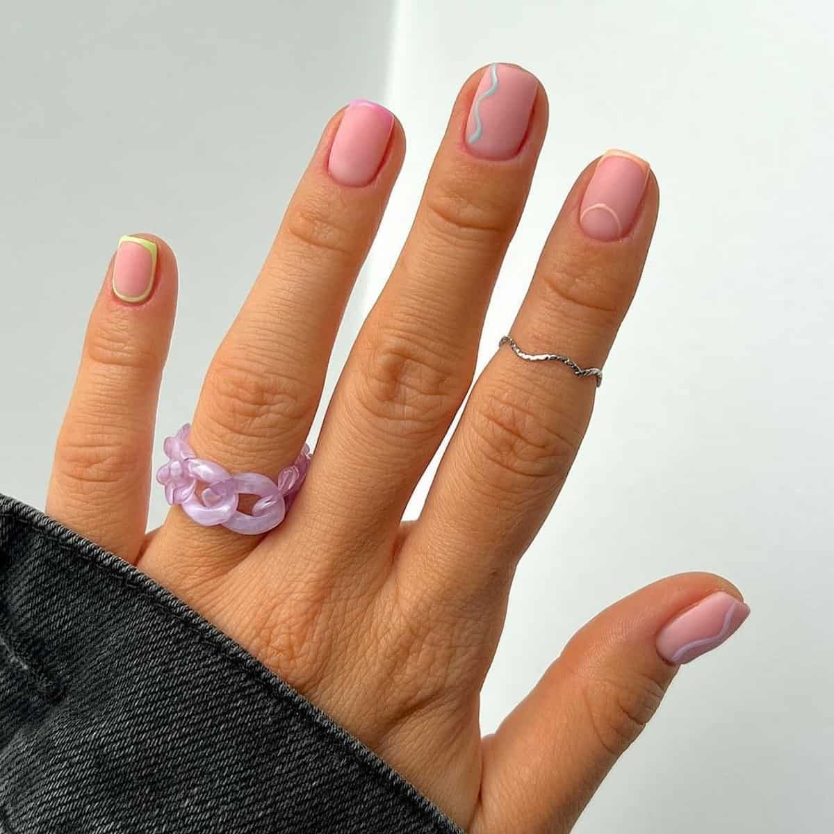 35 Matte Pink Nails for a Delicate yet Captivating Look