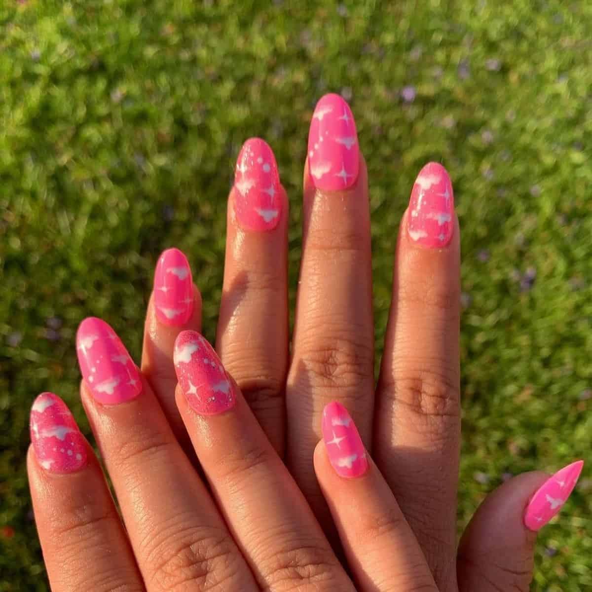 46 Ethereal Cloud Nail Designs for a Dreamy Look