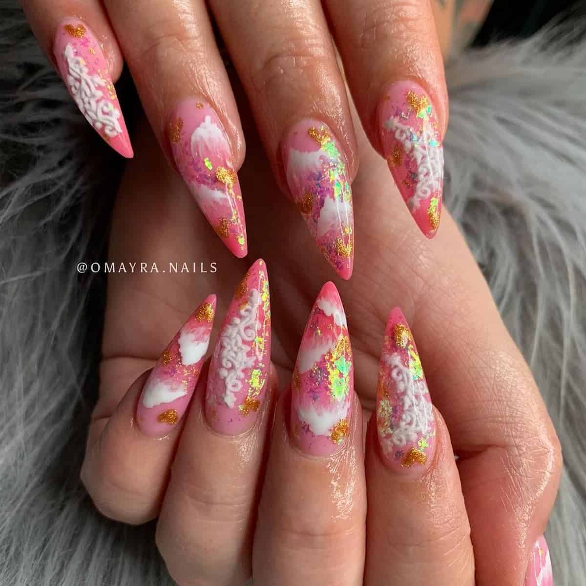 46 Ethereal Cloud Nail Designs for a Dreamy Look