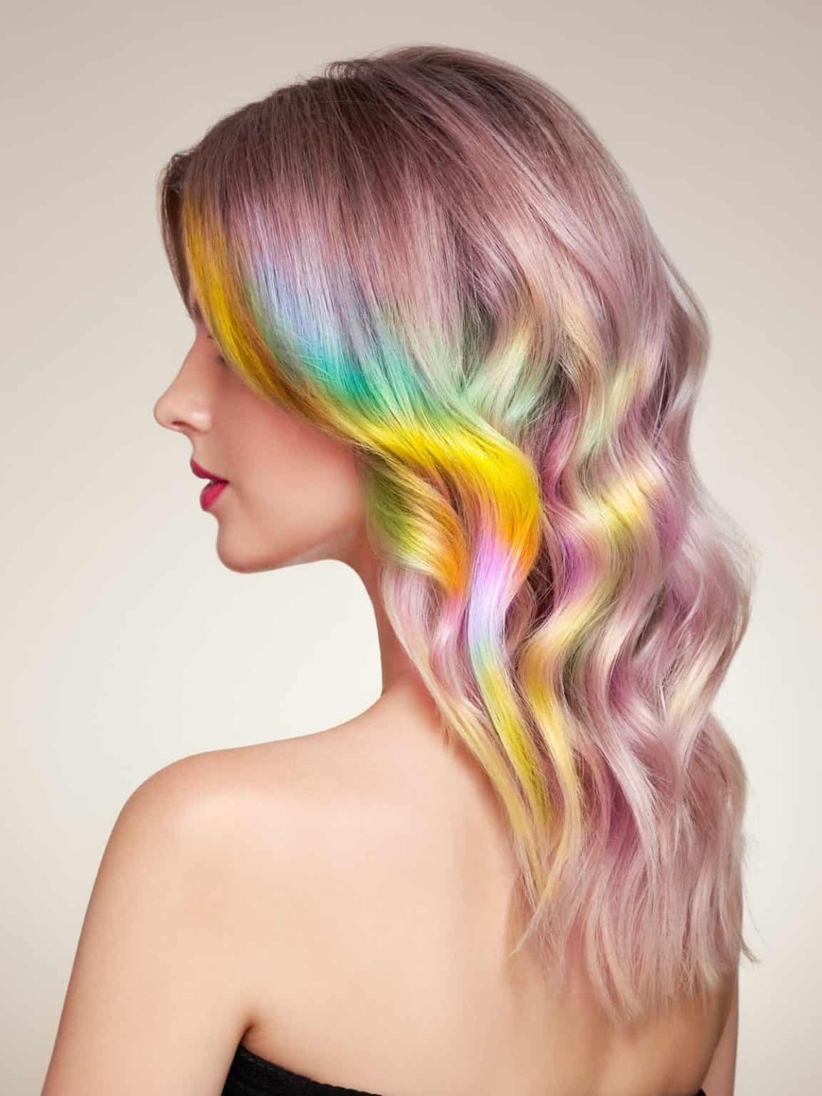 24 Top Rainbow Hair Color Ideas + Tips To Keep Them Vibrant